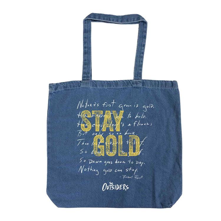 Outsiders Poem Denim Tote – Outsiders Shop